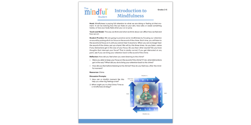Introduction to Mindfulness (3-5) - Fly Five