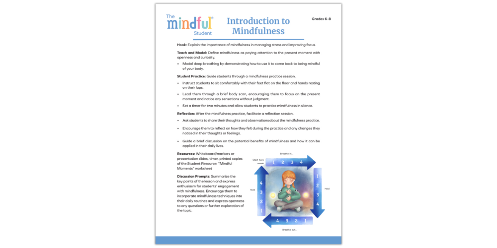 Introduction to Mindfulness (6-8) - Fly Five