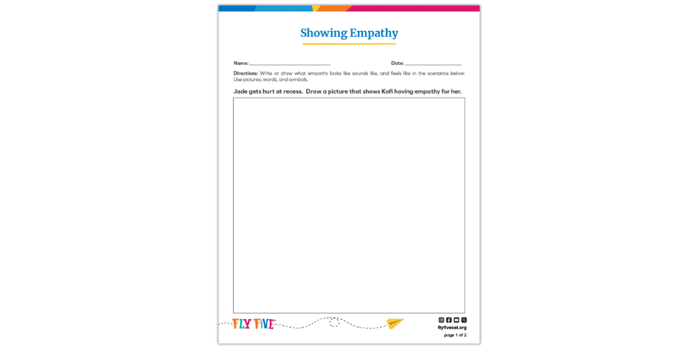 Showing Empathy - Fly Five