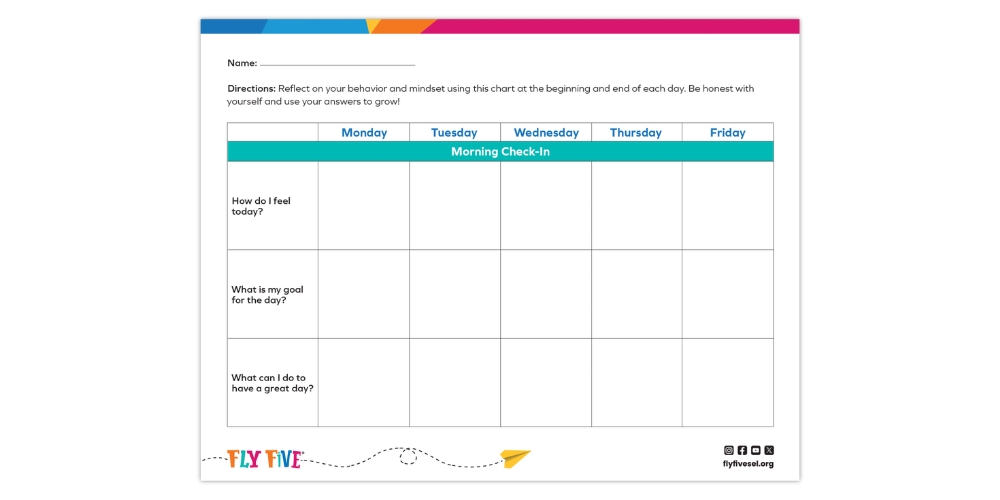Proactive Behavior Toolkit (Grades 5-8) - Fly Five